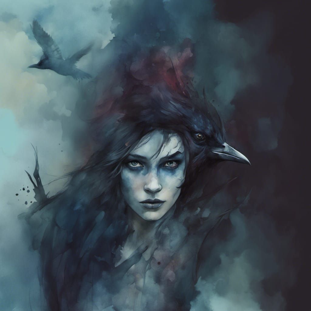 Morrigan - AI Generated Artwork - NightCafe Creator