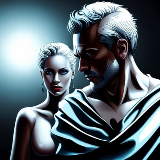 Morpheus and His Wife - AI Generated Artwork - NightCafe Creator