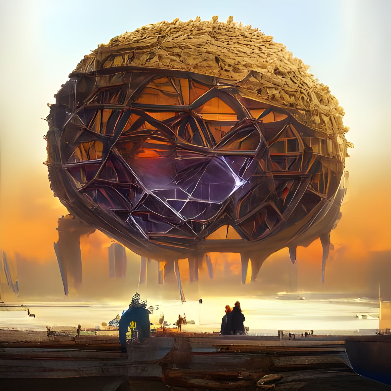 Dyson Sphere Megastructure by Greg Rutkowski - AI Generated Artwork ...