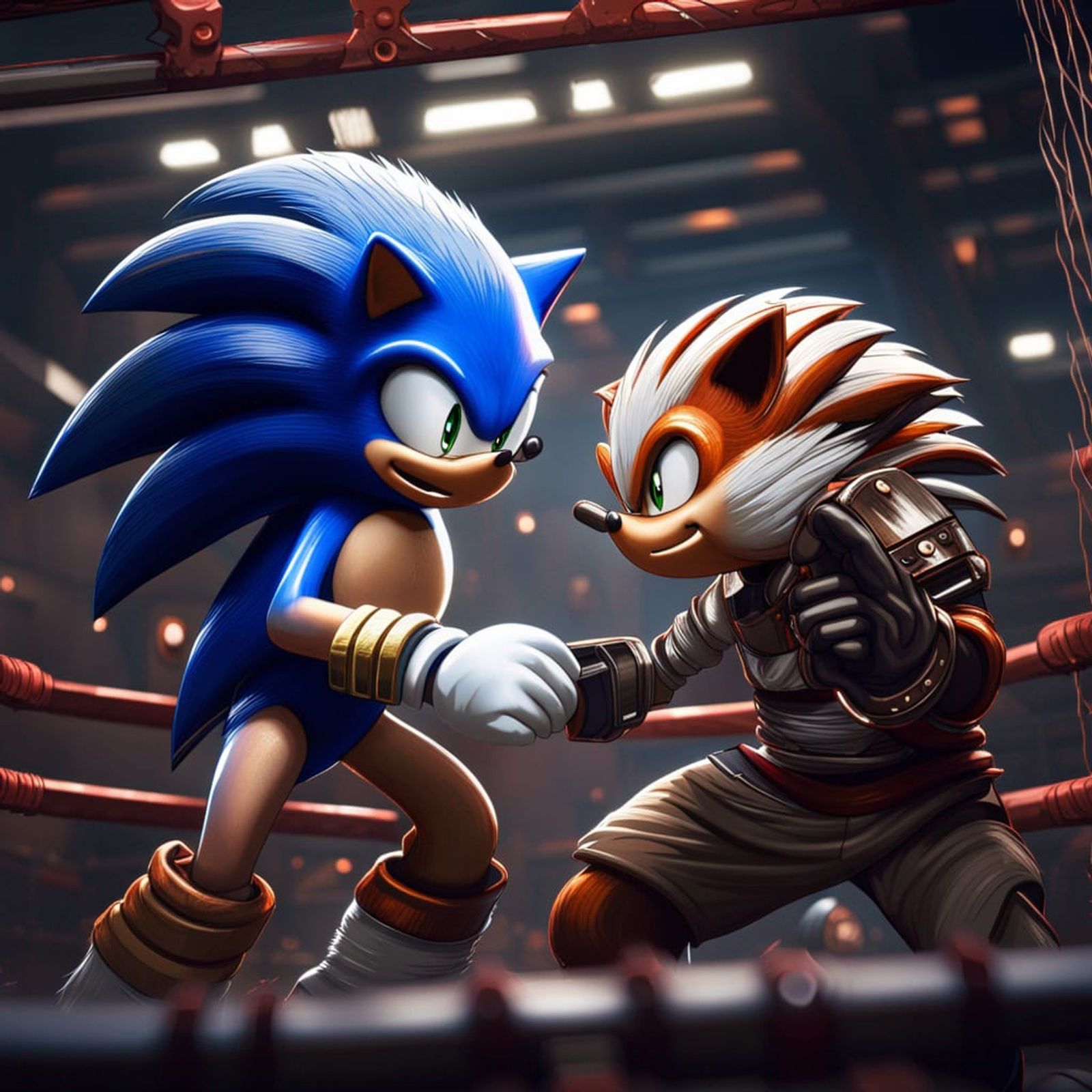 Shadow The Hedgehog And Sonic The Hedgehog Fighting