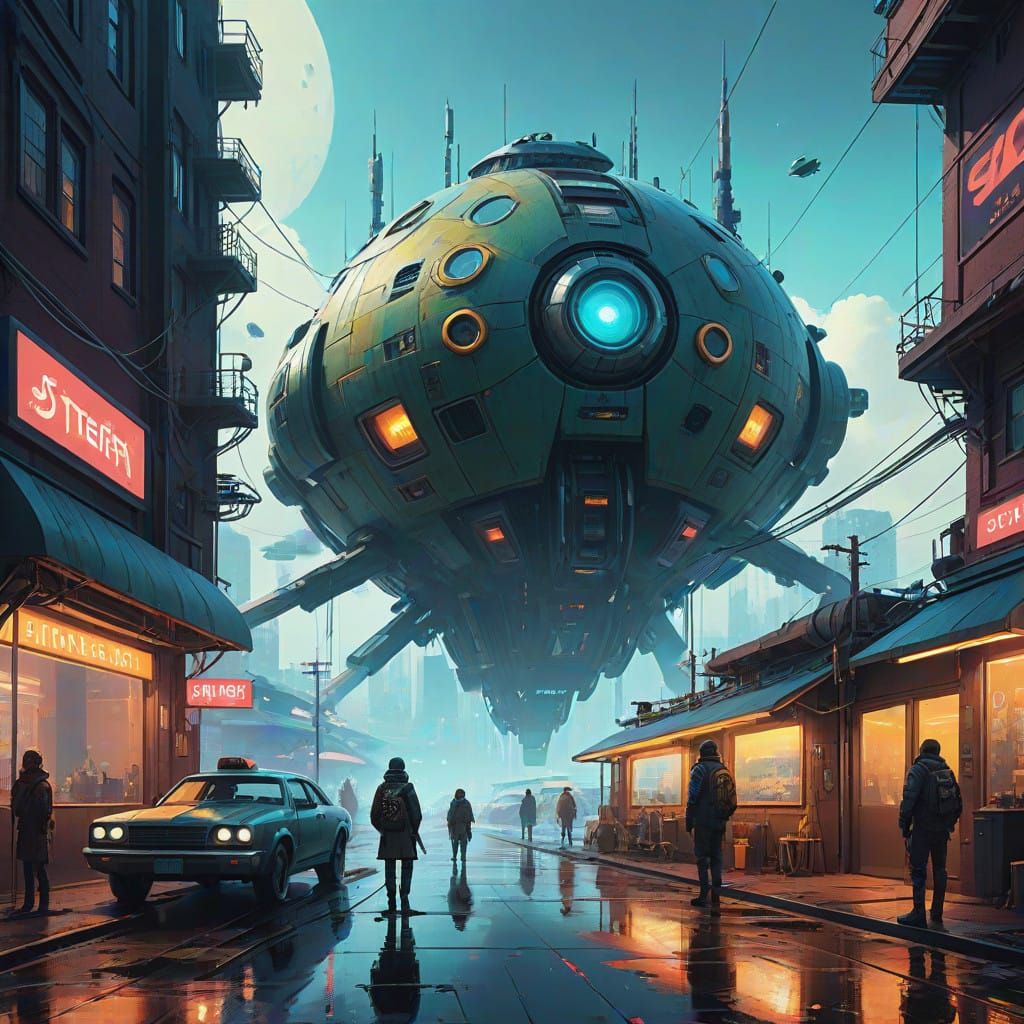 Vibrant digital art showcase featuring a diverse array of creative ...