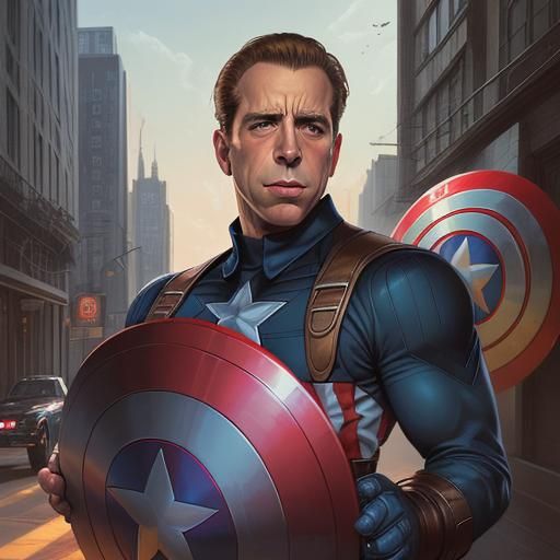 Humphrey Bogart as modern captain America Mark Brooks and Dan Mumford ...