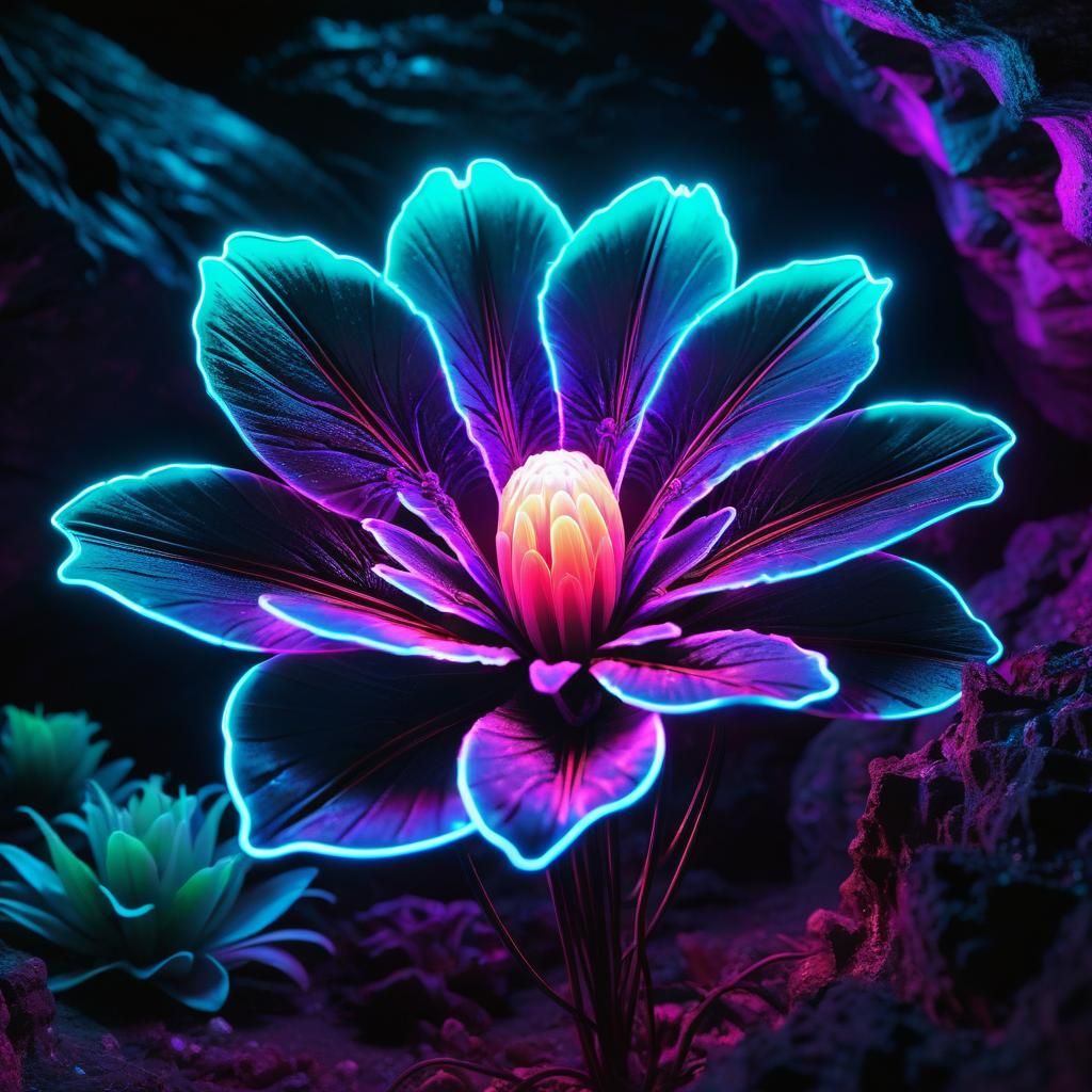 Night Bloom 2 - AI Generated Artwork - NightCafe Creator
