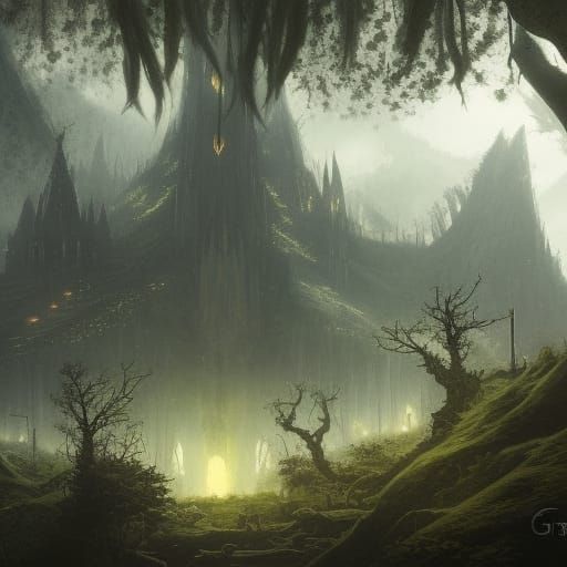 The City of the Fae - AI Generated Artwork - NightCafe Creator