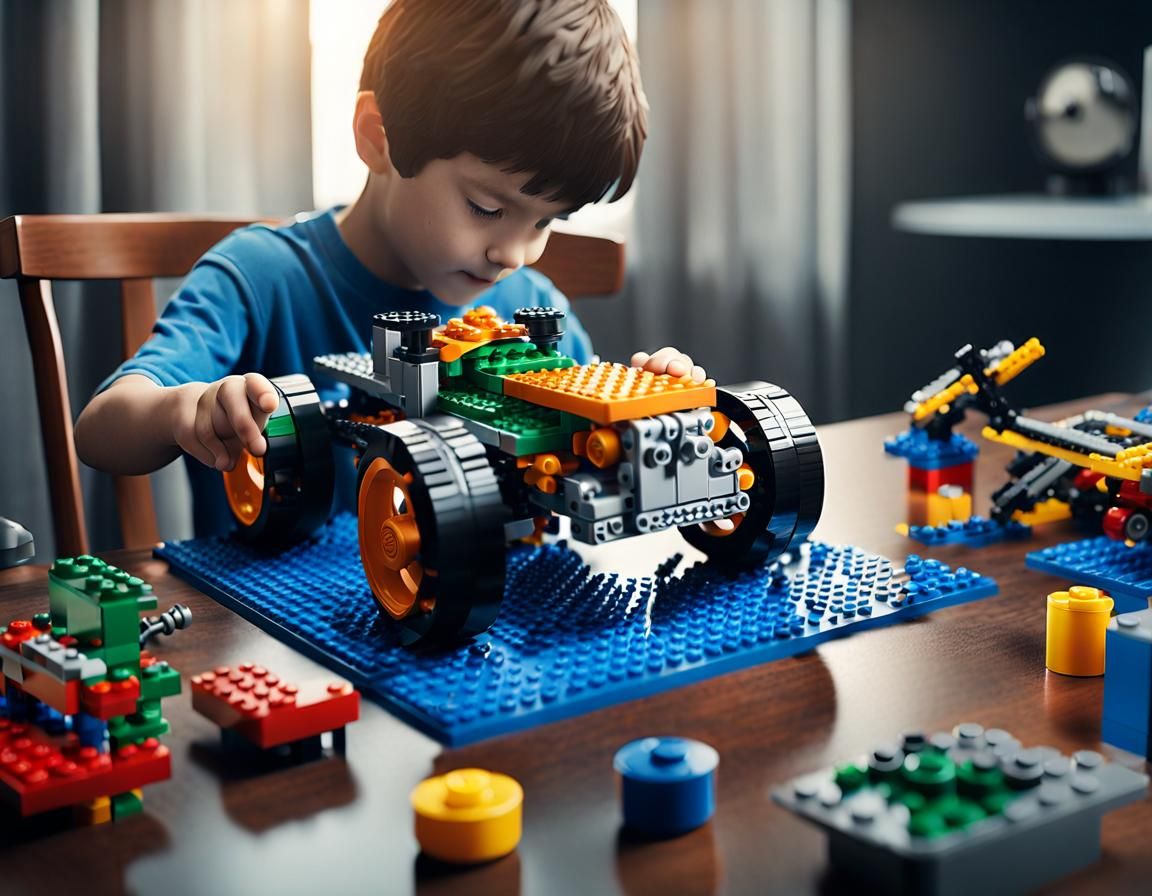 Building with my Imagination 💪 - AI Generated Artwork - NightCafe Creator