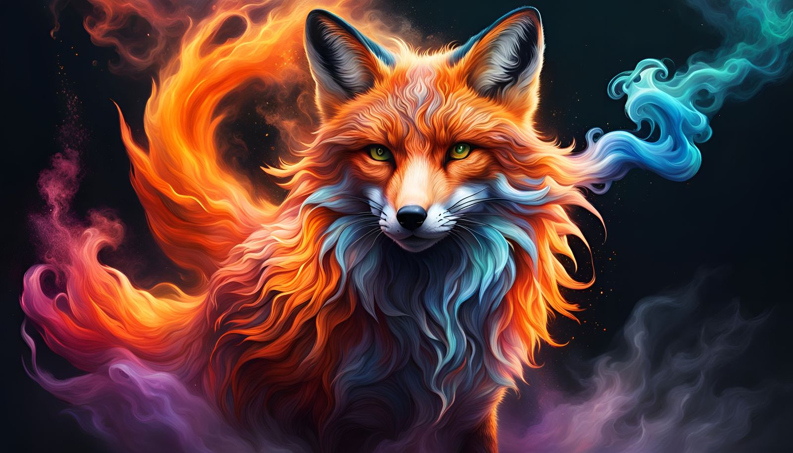 Ethereal fox - AI Generated Artwork - NightCafe Creator