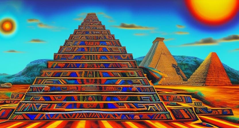 Pyramids - AI Generated Artwork - NightCafe Creator