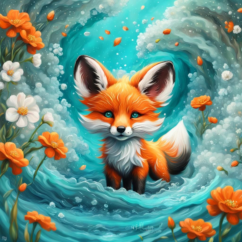 Fox art - AI Generated Artwork - NightCafe Creator
