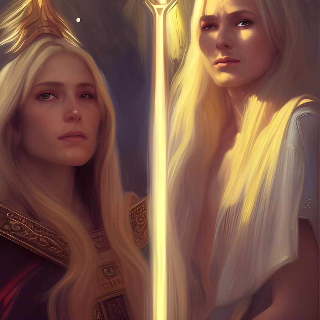 Odinist high priestesses - AI Generated Artwork - NightCafe Creator