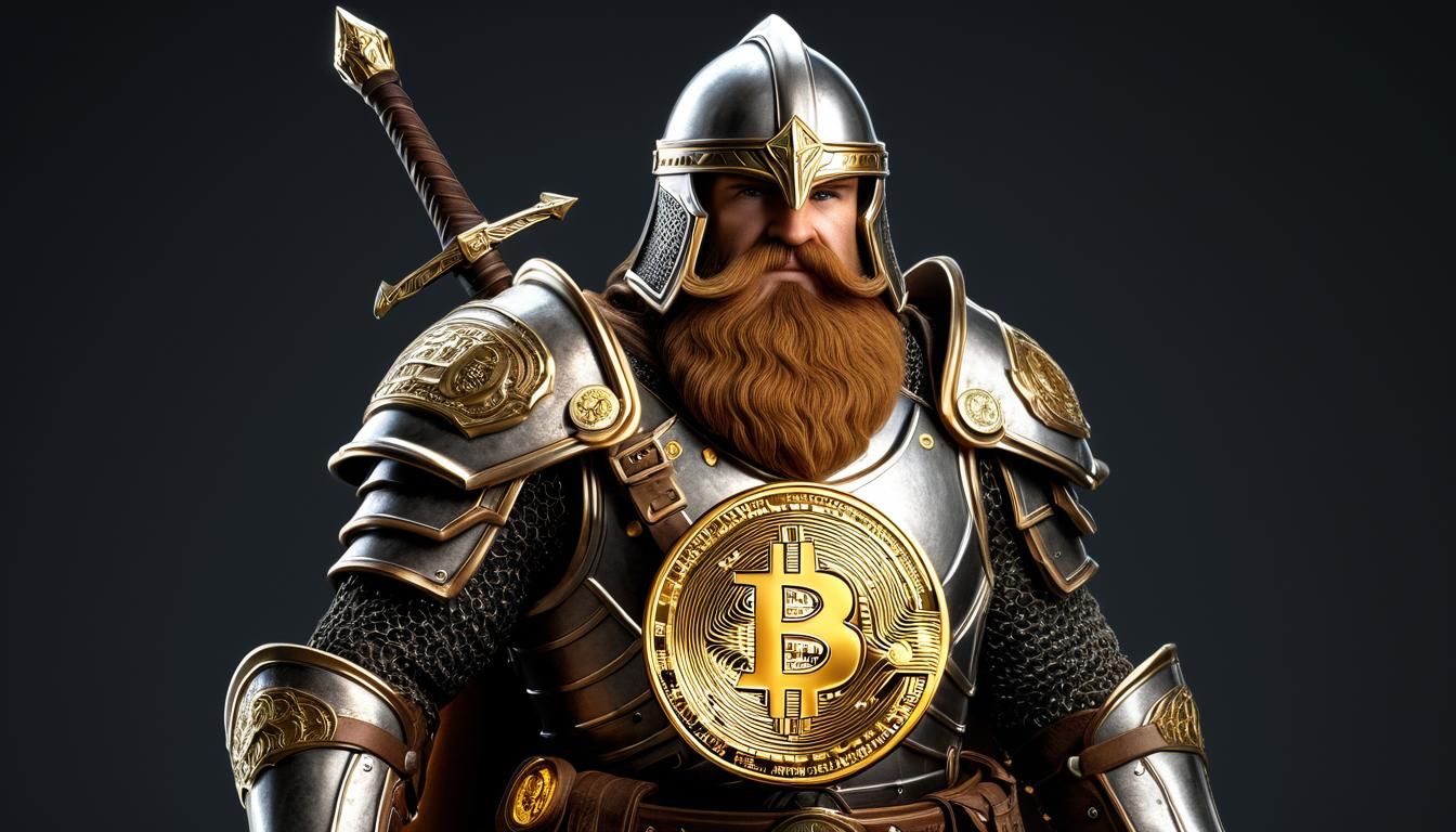Bitcoin Collection: Lord of the Rings Series - Gimli - AI Generated ...