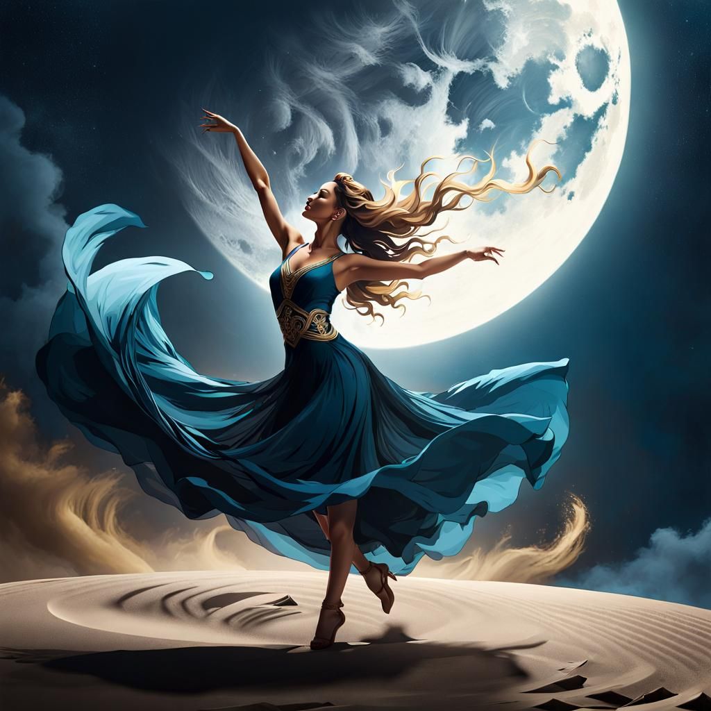 Creating a dust devil - AI Generated Artwork - NightCafe Creator