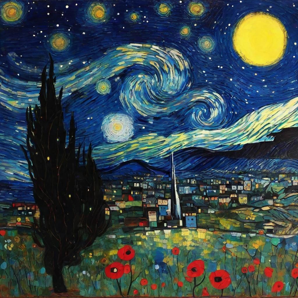 Yet another Starry Starry Night - AI Generated Artwork - NightCafe Creator
