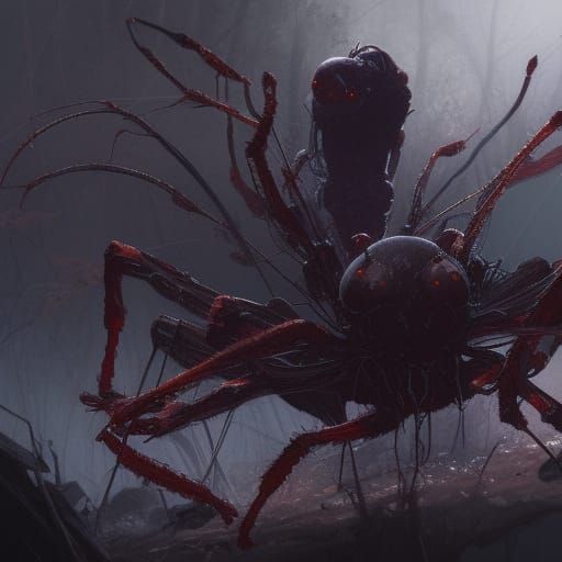 Spiders - AI Generated Artwork - NightCafe Creator