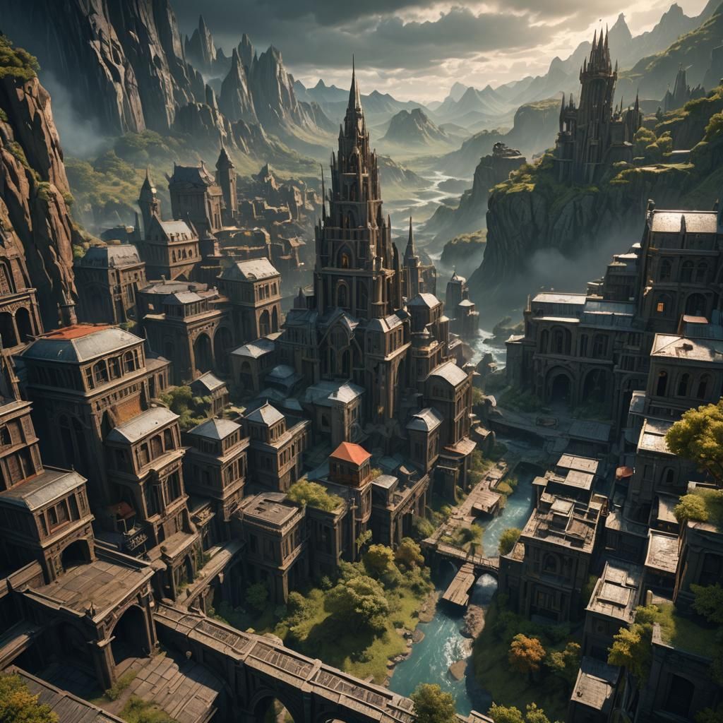 evil city - AI Generated Artwork - NightCafe Creator