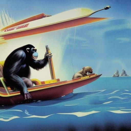 Boat trip - AI Generated Artwork - NightCafe Creator