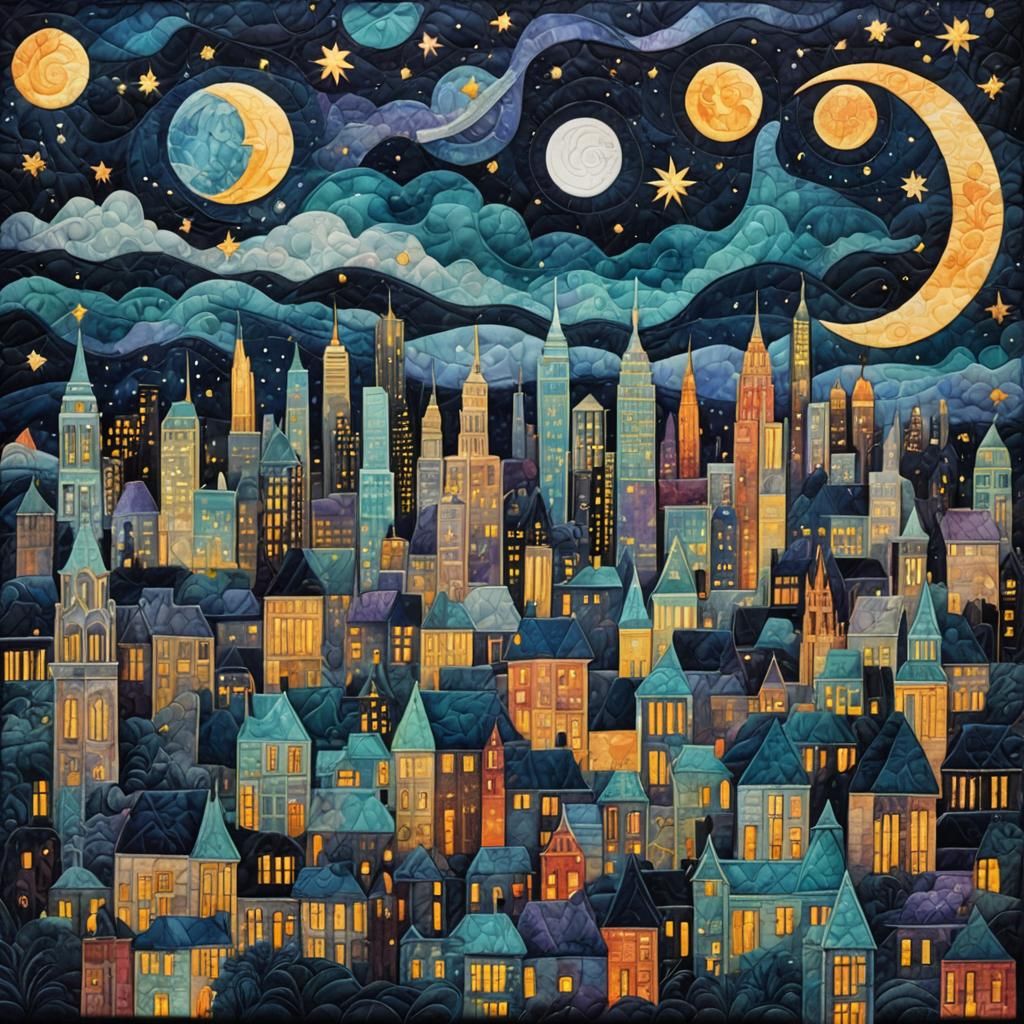 Too Many Moons - AI Generated Artwork - NightCafe Creator