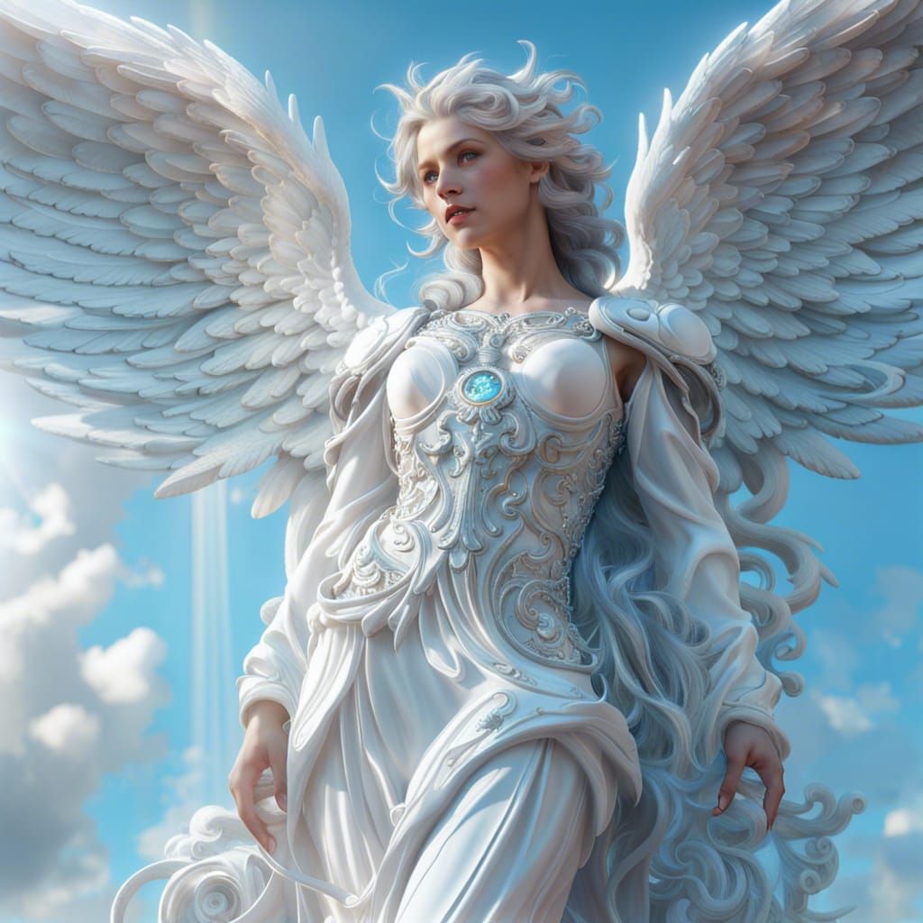 Simiel - archangel - AI Generated Artwork - NightCafe Creator