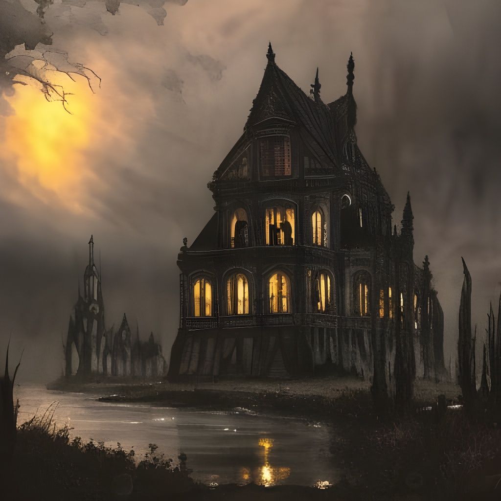 Gothic Composition 34 - AI Generated Artwork - NightCafe Creator