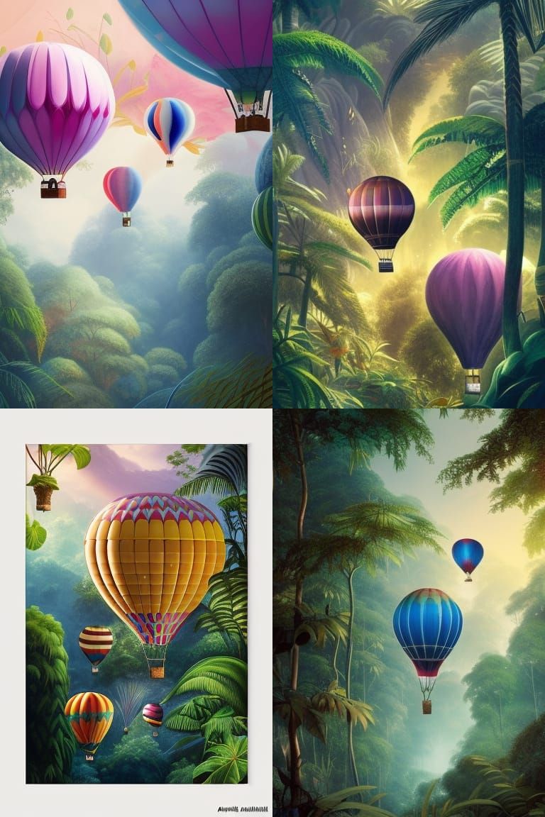 Balloons - AI Generated Artwork - NightCafe Creator