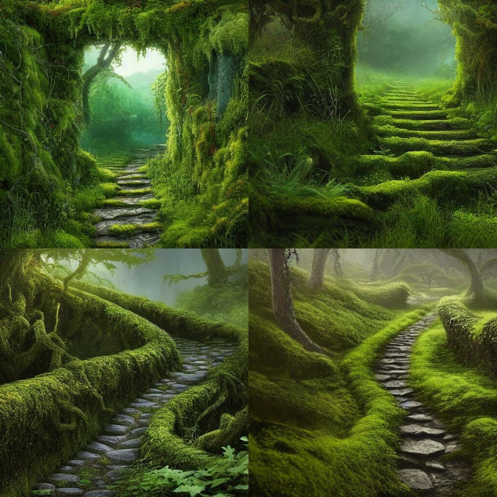 Overgrown - AI Generated Artwork - NightCafe Creator