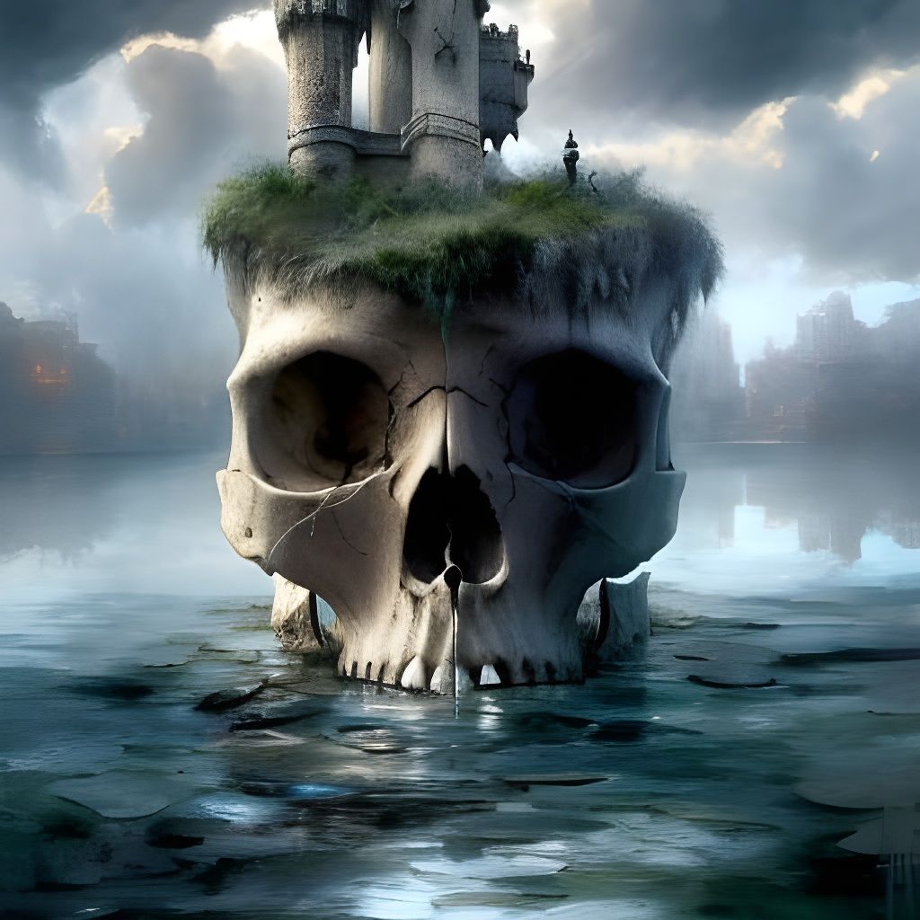 CASTLE GREYSKULL / F4 - AI Generated Artwork - NightCafe Creator