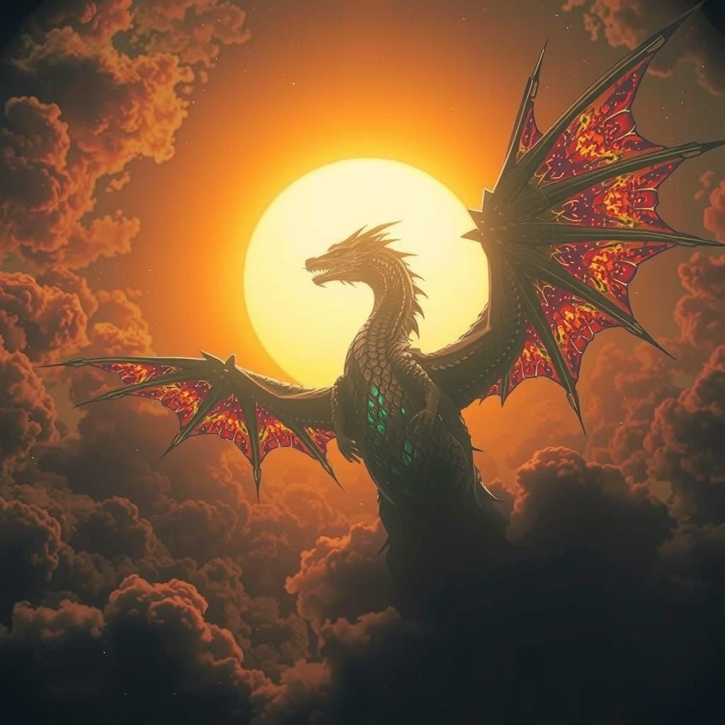 The flared Sun-Dragon - The flared Sun-Dragon