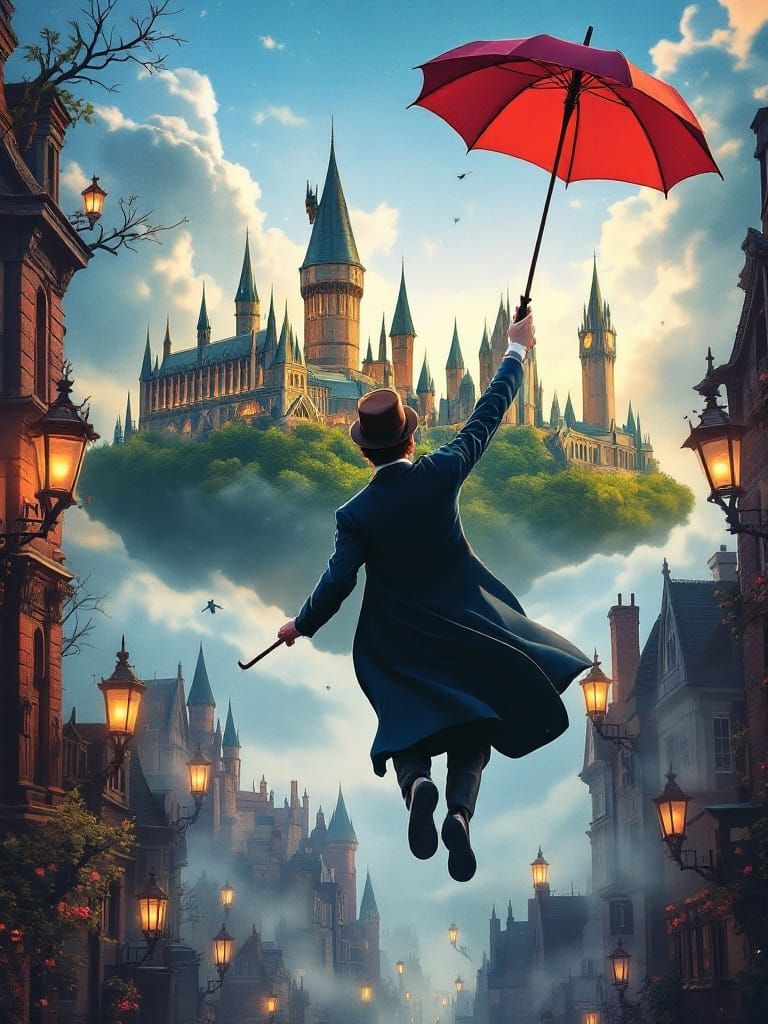 Harry Poppins. Harry potter x Mary Poppins.