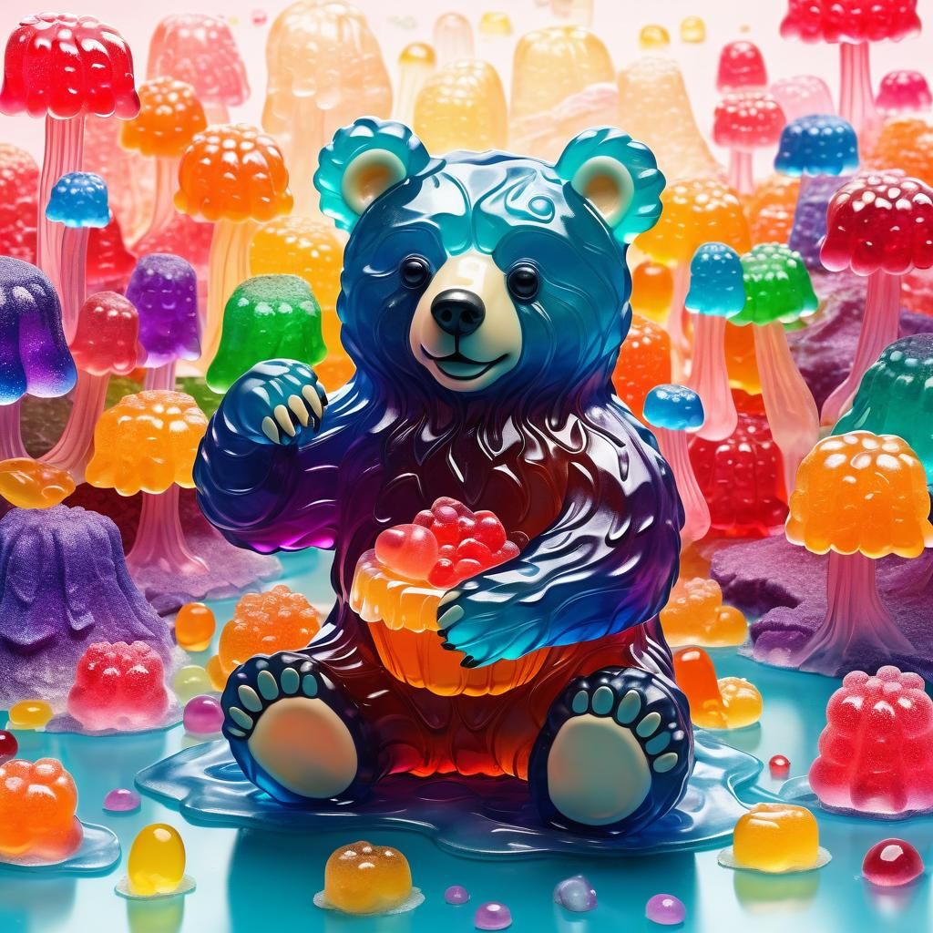 Jelly Bear - AI Generated Artwork - NightCafe Creator