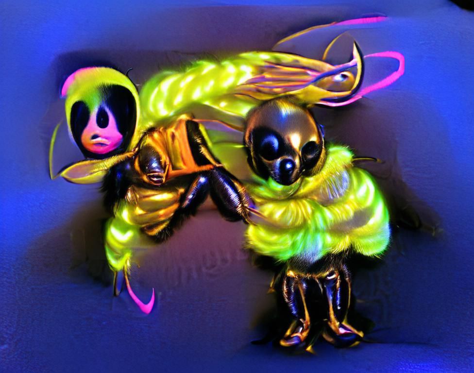 Alien Bee - AI Generated Artwork - NightCafe Creator