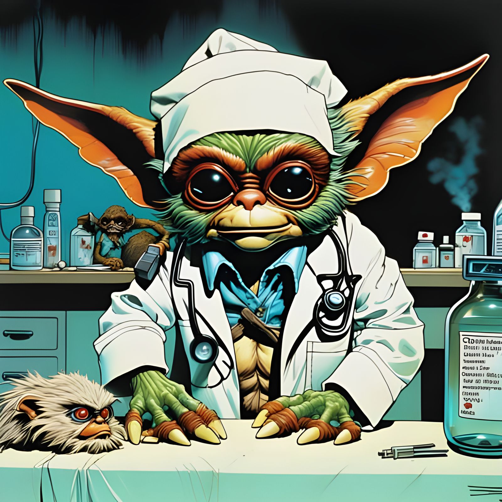 Doc Gizmo from Gremlins - AI Generated Artwork - NightCafe Creator