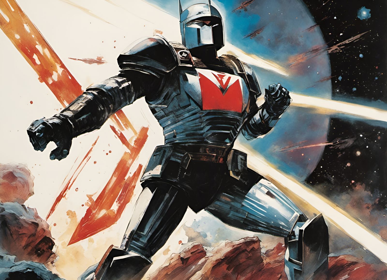 ROM Spaceknight - AI Generated Artwork - NightCafe Creator