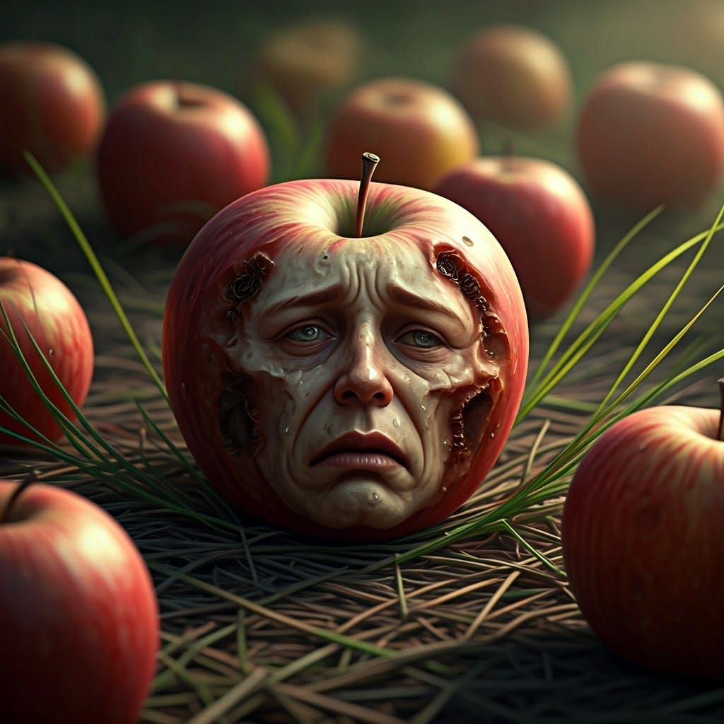 sad rotten apple - sad rotten apple