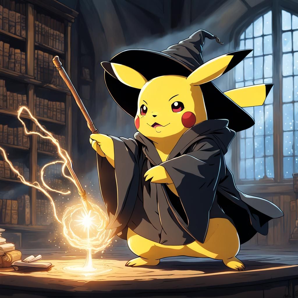 Pikachu potter - AI Generated Artwork - NightCafe Creator