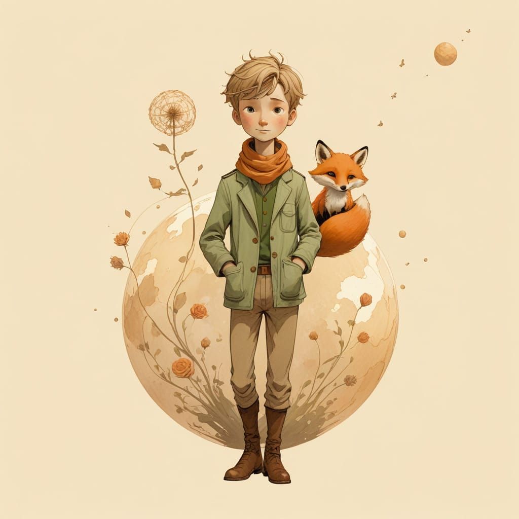 The Prince, the fox and the dandelion