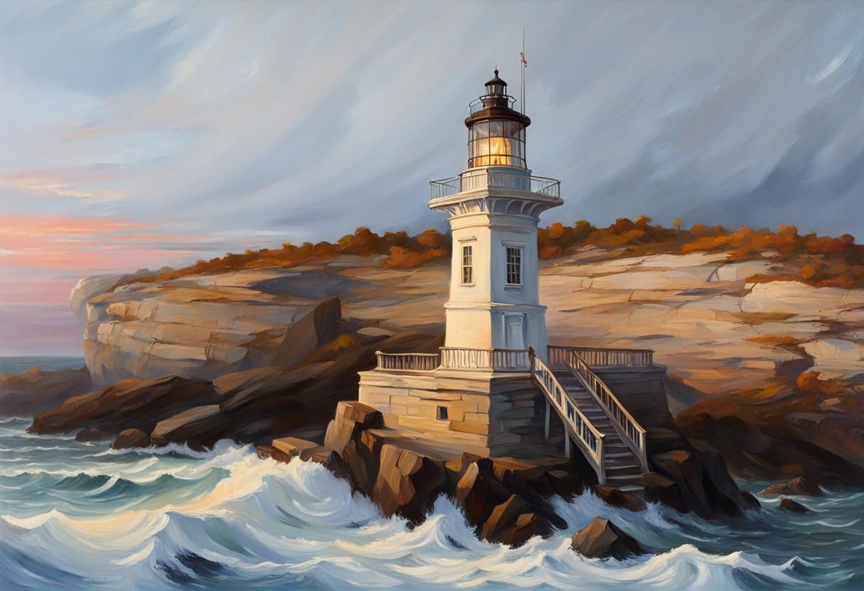 Lighthouse and colors - AI Generated Artwork - NightCafe Creator