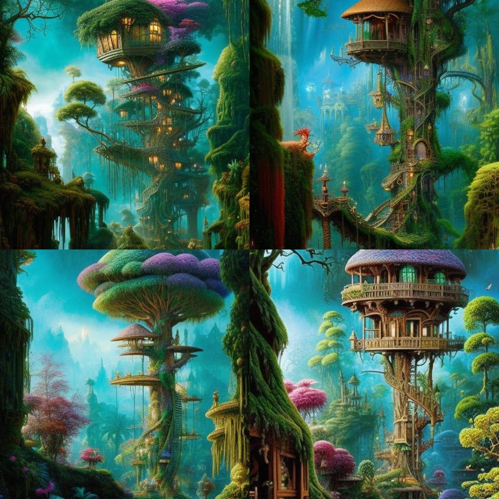 beautiful complex tree houses joe fenton iris scott philip straub ...