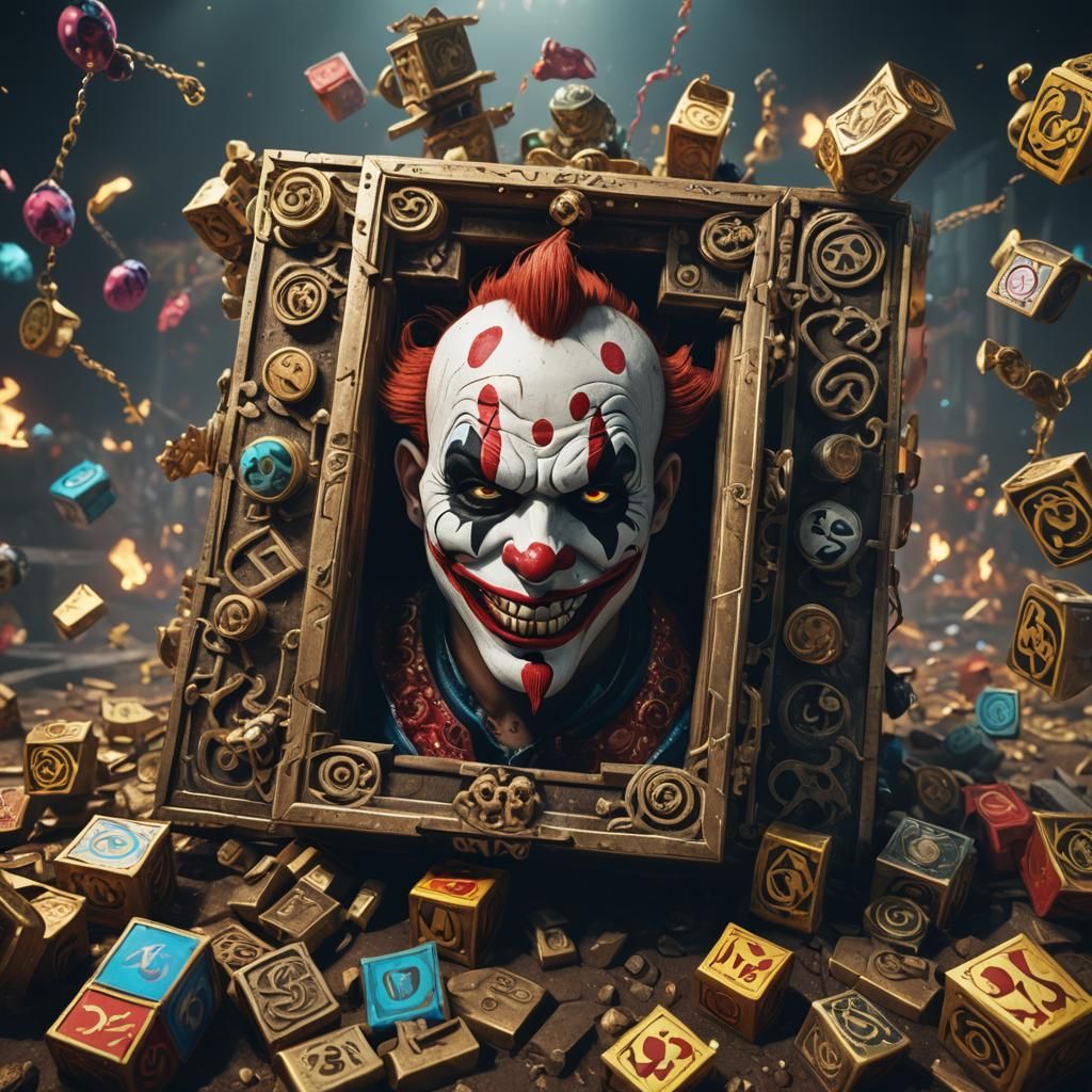 Insane Clown Posse riddle box - AI Generated Artwork - NightCafe Creator