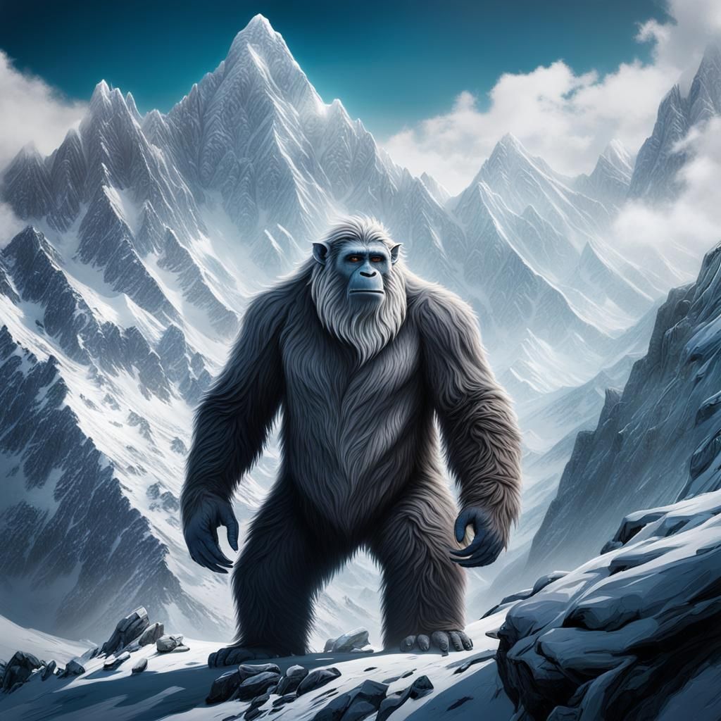 Yeti! - AI Generated Artwork - NightCafe Creator