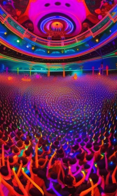 Organized Rave - AI Generated Artwork - NightCafe Creator