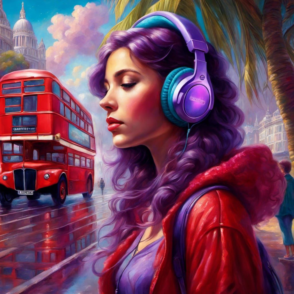 As she listens to her music Maeve is more in Hawaii than London where ...