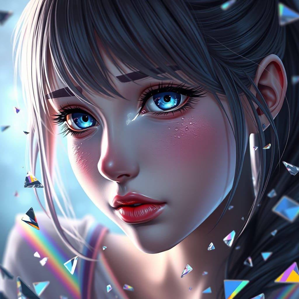 Shards of a broken soul - Ethereal Sadness in a Shattered Wo...