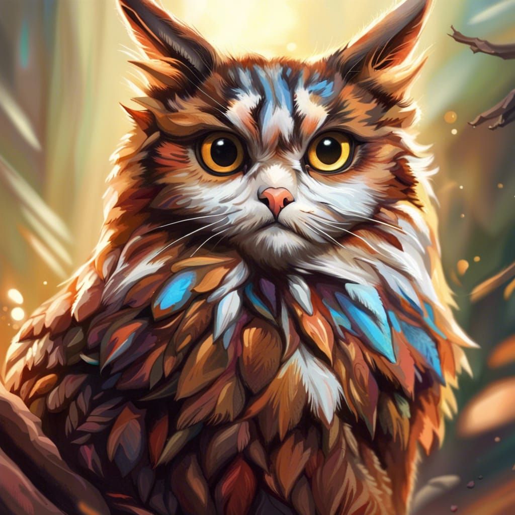 Meowl - AI Generated Artwork - NightCafe Creator
