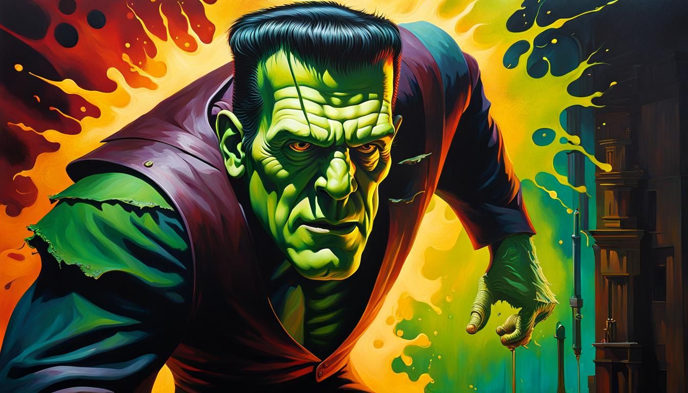 Frankenstein - AI Generated Artwork - NightCafe Creator