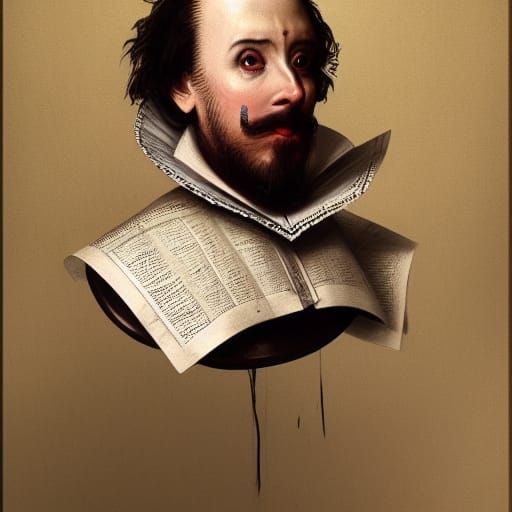 William Shakespeare's Hamlet: Hero, poet, and clown. - AI Generated ...