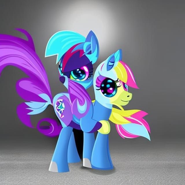 cyborg My little pony - AI Generated Artwork - NightCafe Creator