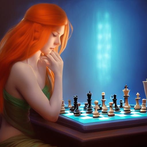 Chess game - AI Generated Artwork - NightCafe Creator