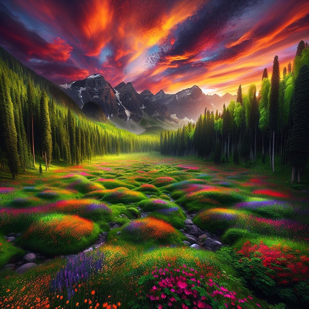 Amazing landscape - AI Generated Artwork - NightCafe Creator