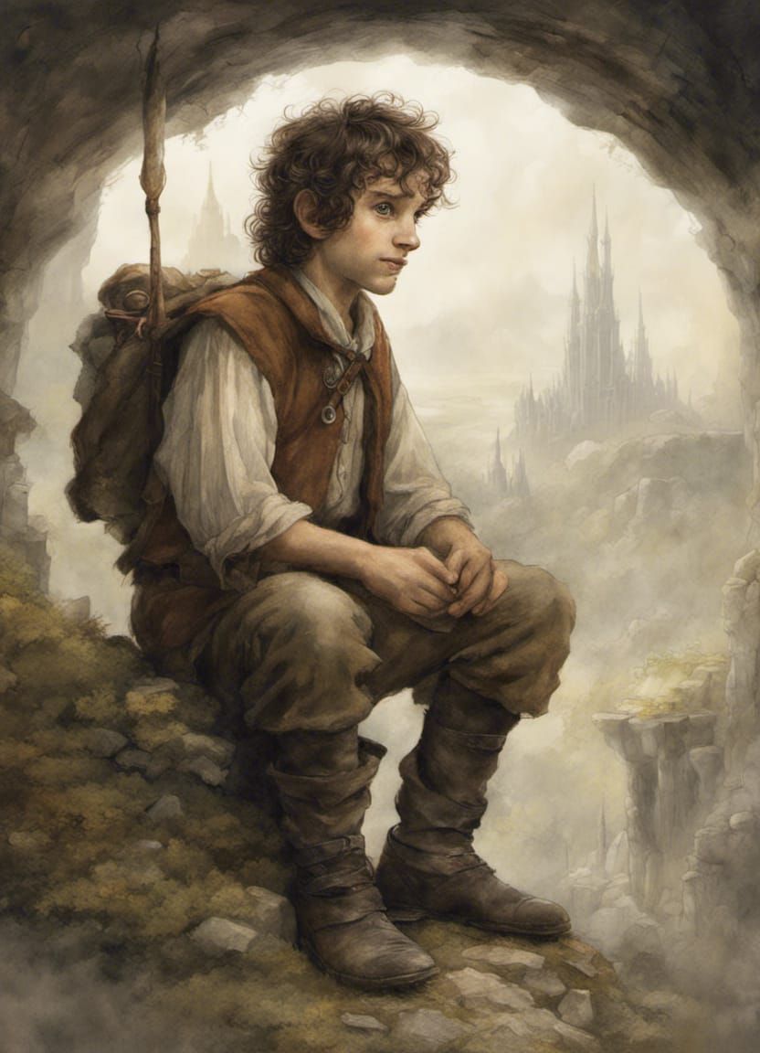 Frodo, The Hobbit - AI Generated Artwork - NightCafe Creator