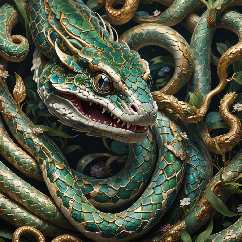 SNAKE - AI Generated Artwork - NightCafe Creator