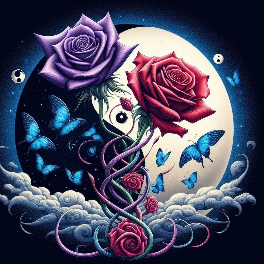 Two Souls Intertwined - AI Generated Artwork - NightCafe Creator